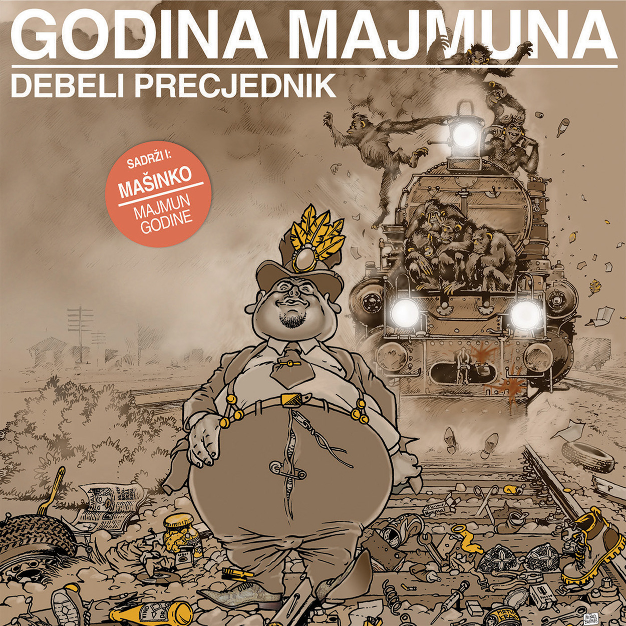 Moonlee Records - Debeli Precjednik / Mašinko - Godina majmuna / Majmun ...